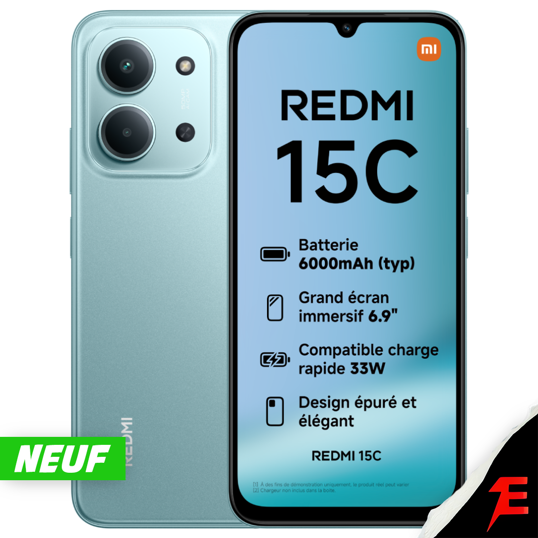 Redmi 15C (6/128)(Neuf Boîte fermée)